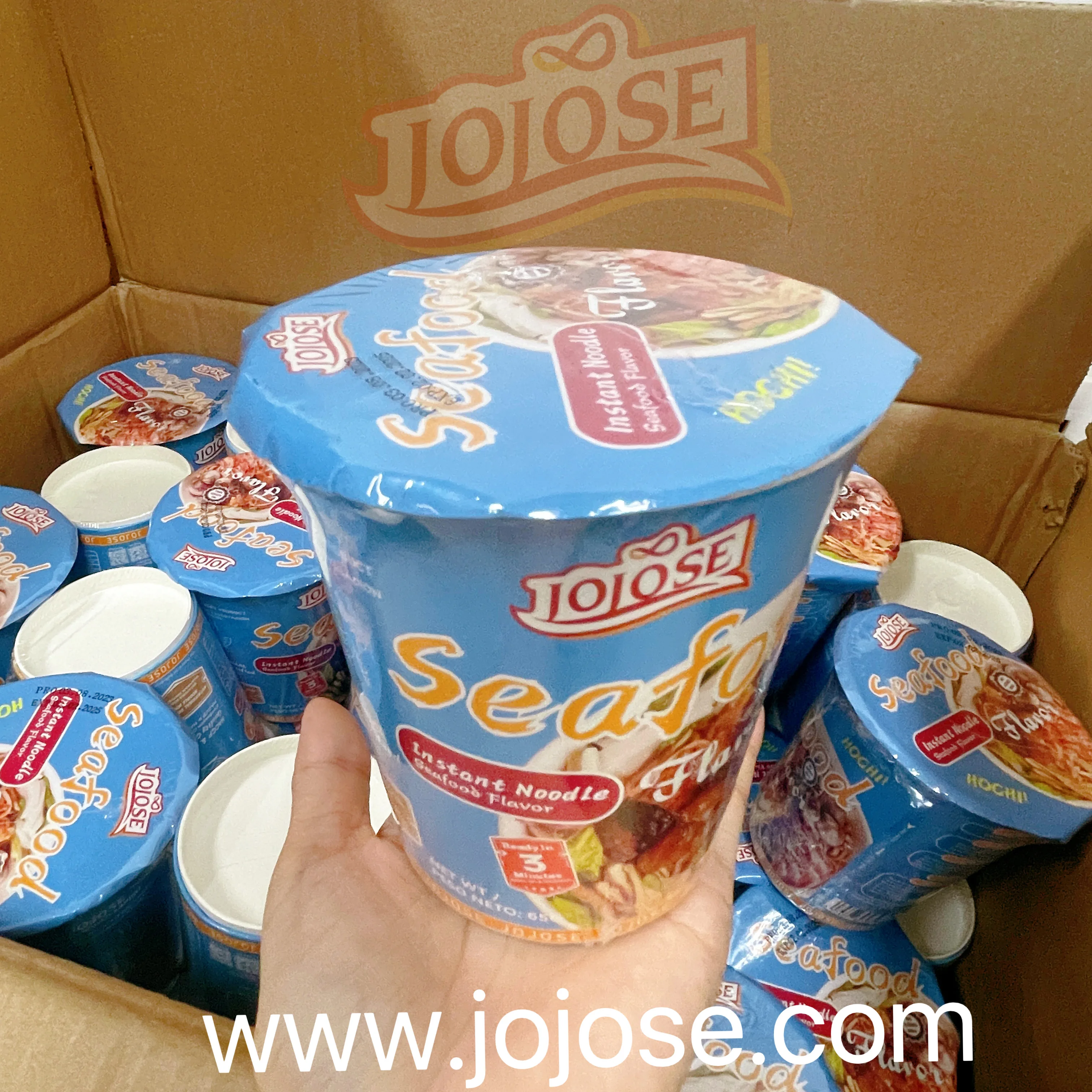 Jojose 65g Cup Noodles Chinese Instant Private Label Brc Factory Offer 65g Cup Mi Goreng Oil ...