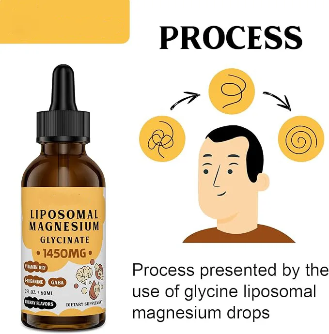 OEM Liposomal Magnesium Glysinate Liquid Drops Liposomal Chelate ...