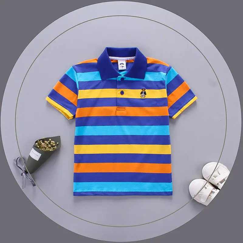 Wholesale Summer Kids School Polo Shirts Custom Embroidery Design ...