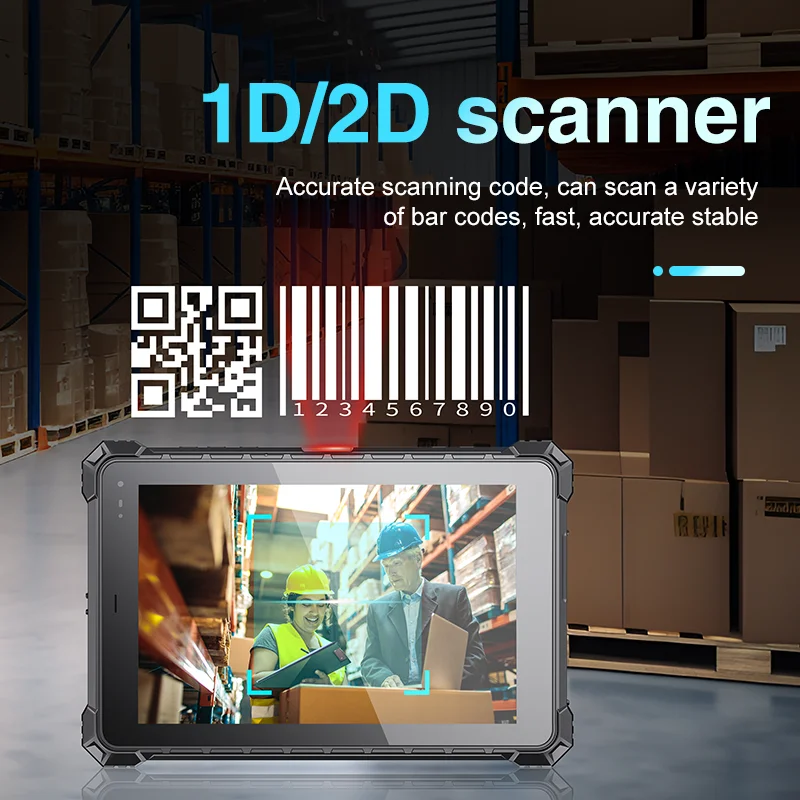 Cenava 10.1 Inch Rugged Win 11 Tablet Pc 2D Barcode Scanner ID Card ...