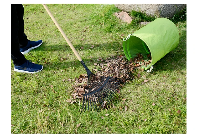 Telescopic Poly 26t Rake With Metal Handle Adjustable Folding Leaves ...