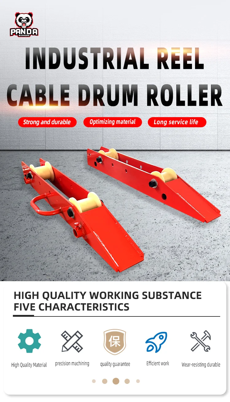 Cable Drum Take Off Rollers Ideal For Use In Electrical Telecommunication And Irrigation ...