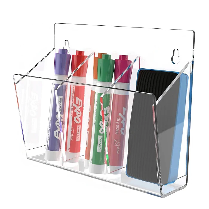 Free Standing Clear Acrylic Pen Display Holder Acrylic Stationery ...