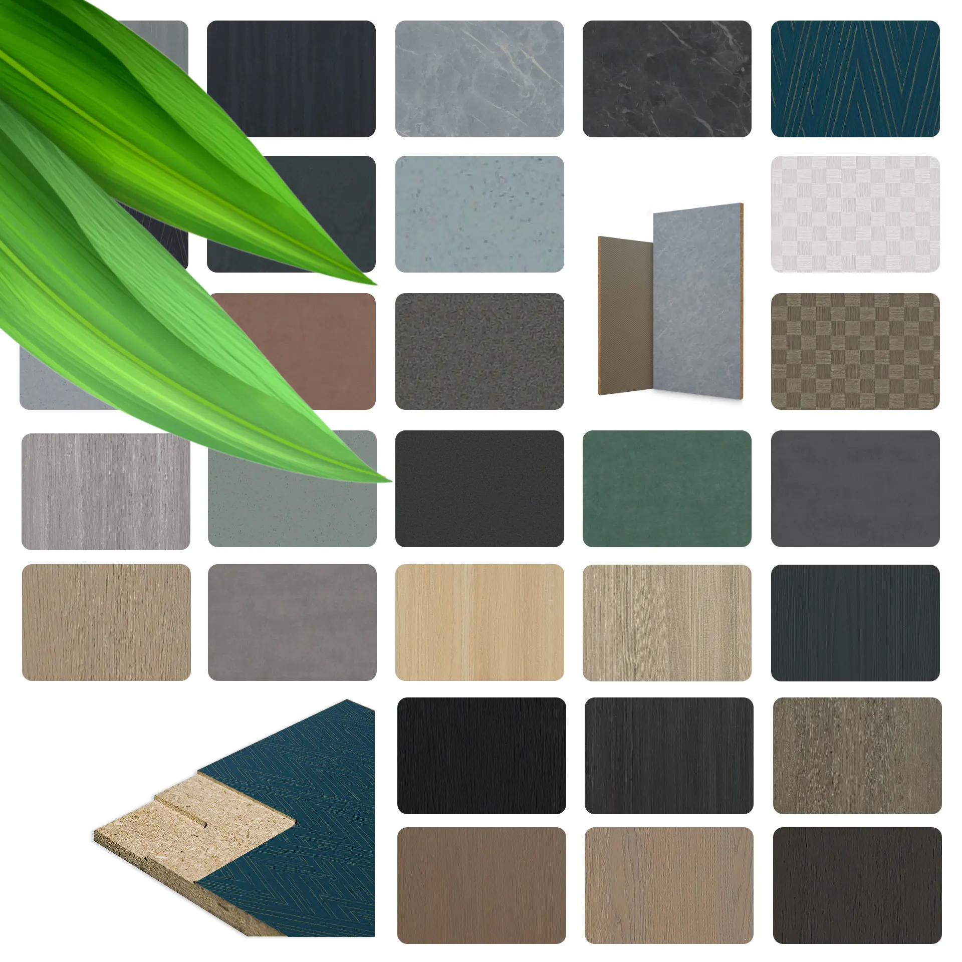 Modern Custom Excellent Grade Bamboo Flake Board Waterproof Moisture ...