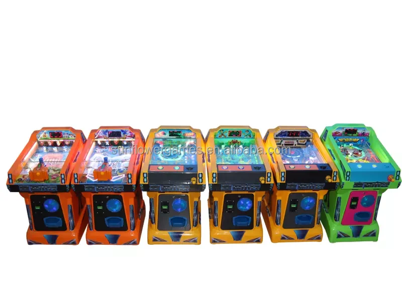 Indoor Coin Operated Kids Arcade Gumball Pinball Machines - Buy ...
