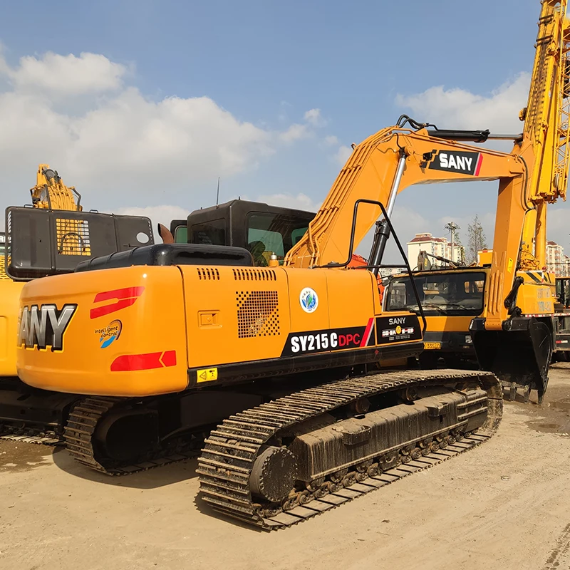 High Quality 21 Ton Digger Excavator Used Sany 215 Excavator With Cheap ...