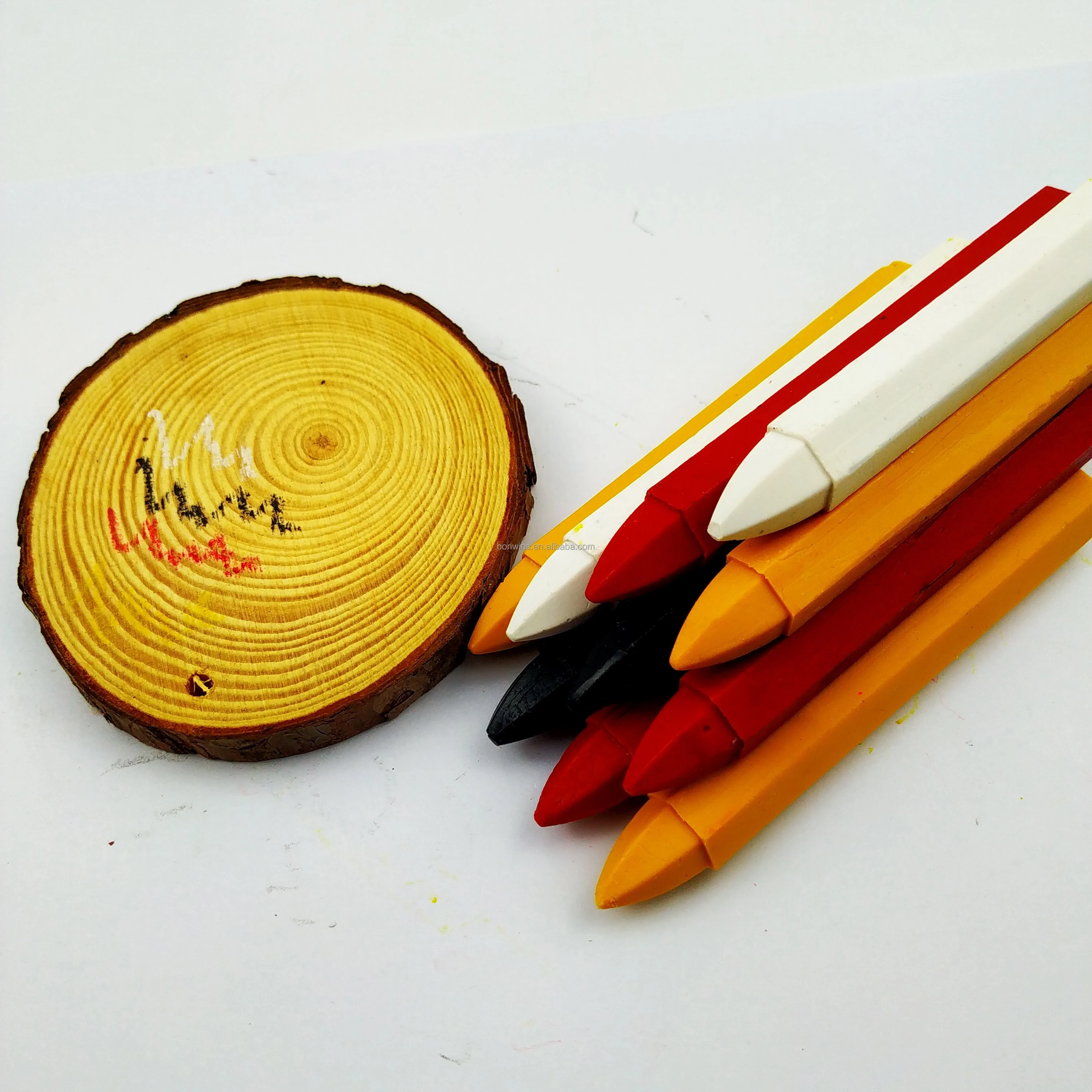 50 Pack Lumber Marking Crayons Wax Tire Marker Drawing Crayons for Wood ...