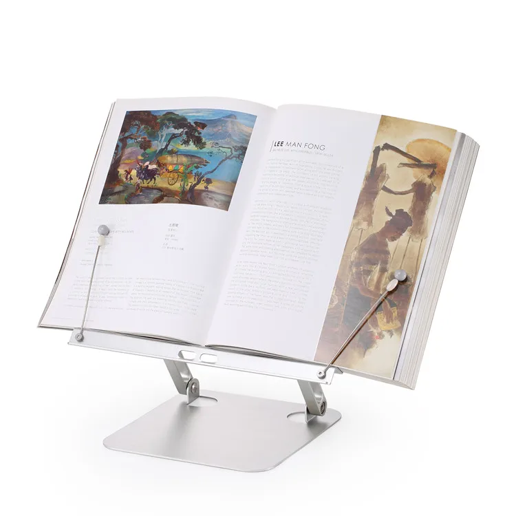 Idock Height Adjustable Portable Folding Table Book Stand