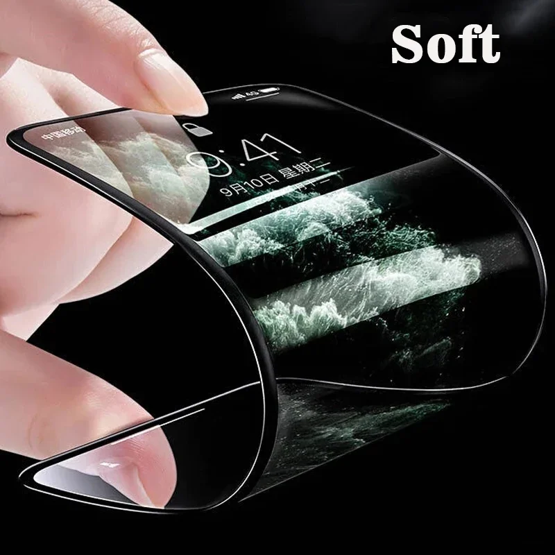 HD Soft Matte Ceramic Privacy Tempered Film for iPhone 15 14 13 12 Mini ...