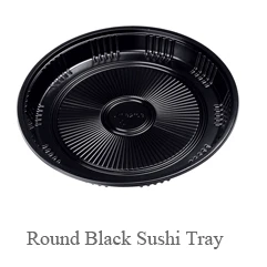 Jy-82103 Disposable Round Take Away Sushi Box Packaging Plastic Food ...