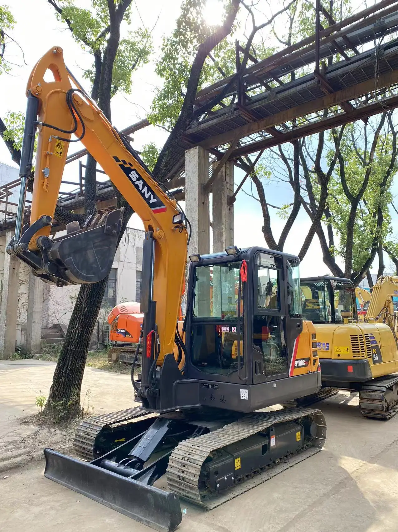 Sany Sy60 Building Construction Machinery Excavator Original Cheap Mini ...