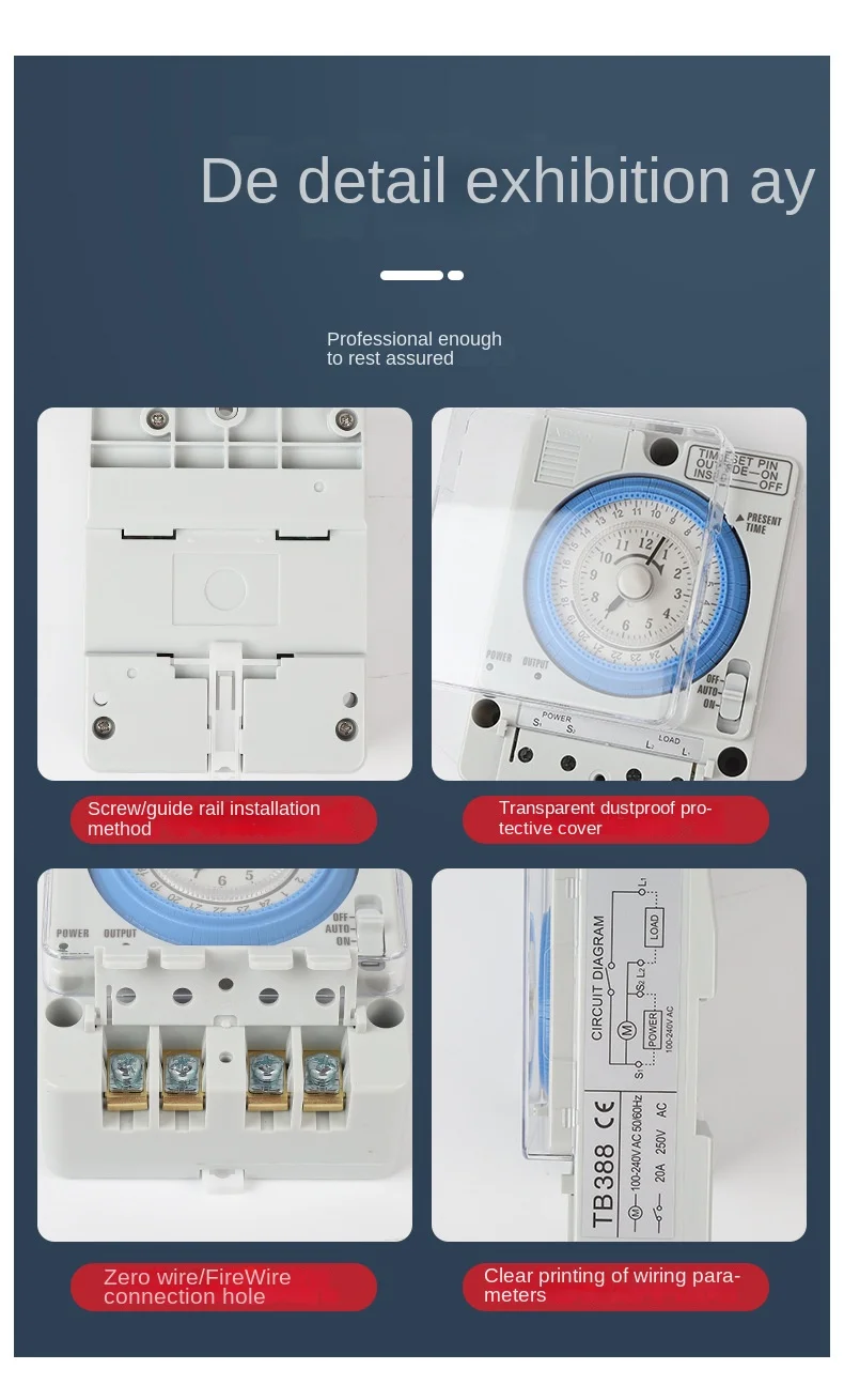 New Original Time Control Switch TB35N TB388 TB35 TB35-N TB-35N VT35B ...