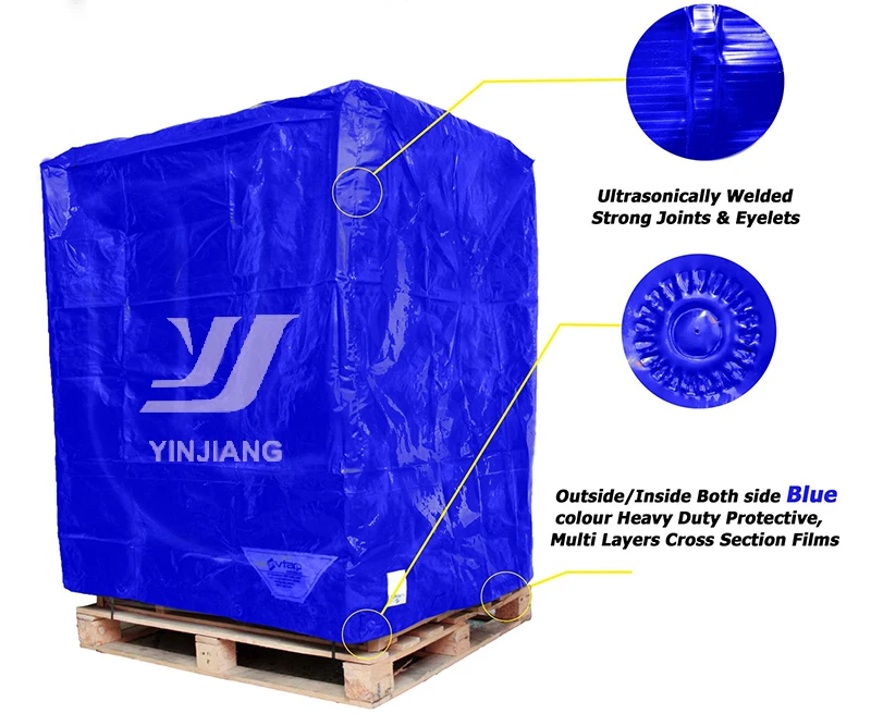 Reusable Plastic Pvc Pallet Cover Waterproof Thermal Pallet Covers Bag ...