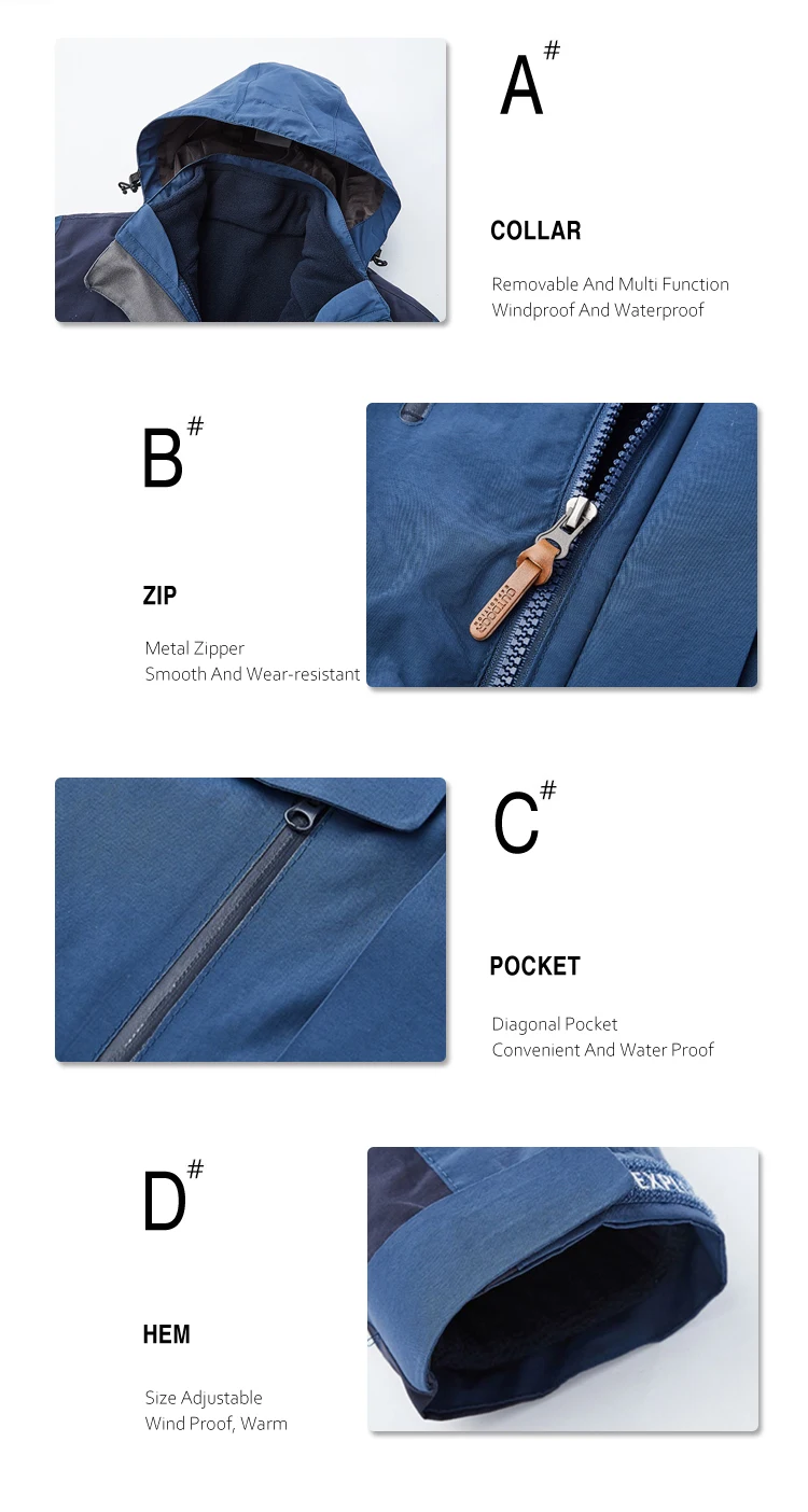 Custom Men's Outdoor Waterproof Breathable Softshell Jacket Oem Winter Jacket For Men - Buy Oem ...