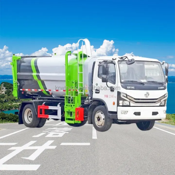howo 8cbm 8000m3 compressed garbage truck side loader garbage truck ...