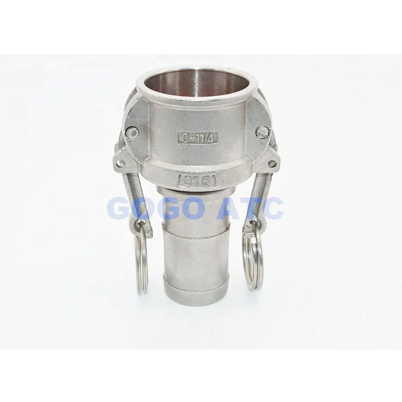 Stainless Steel 304 Quick Coupler Type C Dn15 Dn20 Dn25 Dn32 Dn40 Dn50 ...