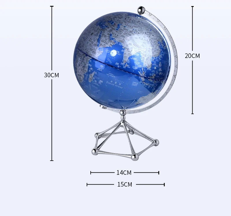 20cm Light Custom Lightup World Map Globe Earth Desk Acrylic Custom ...