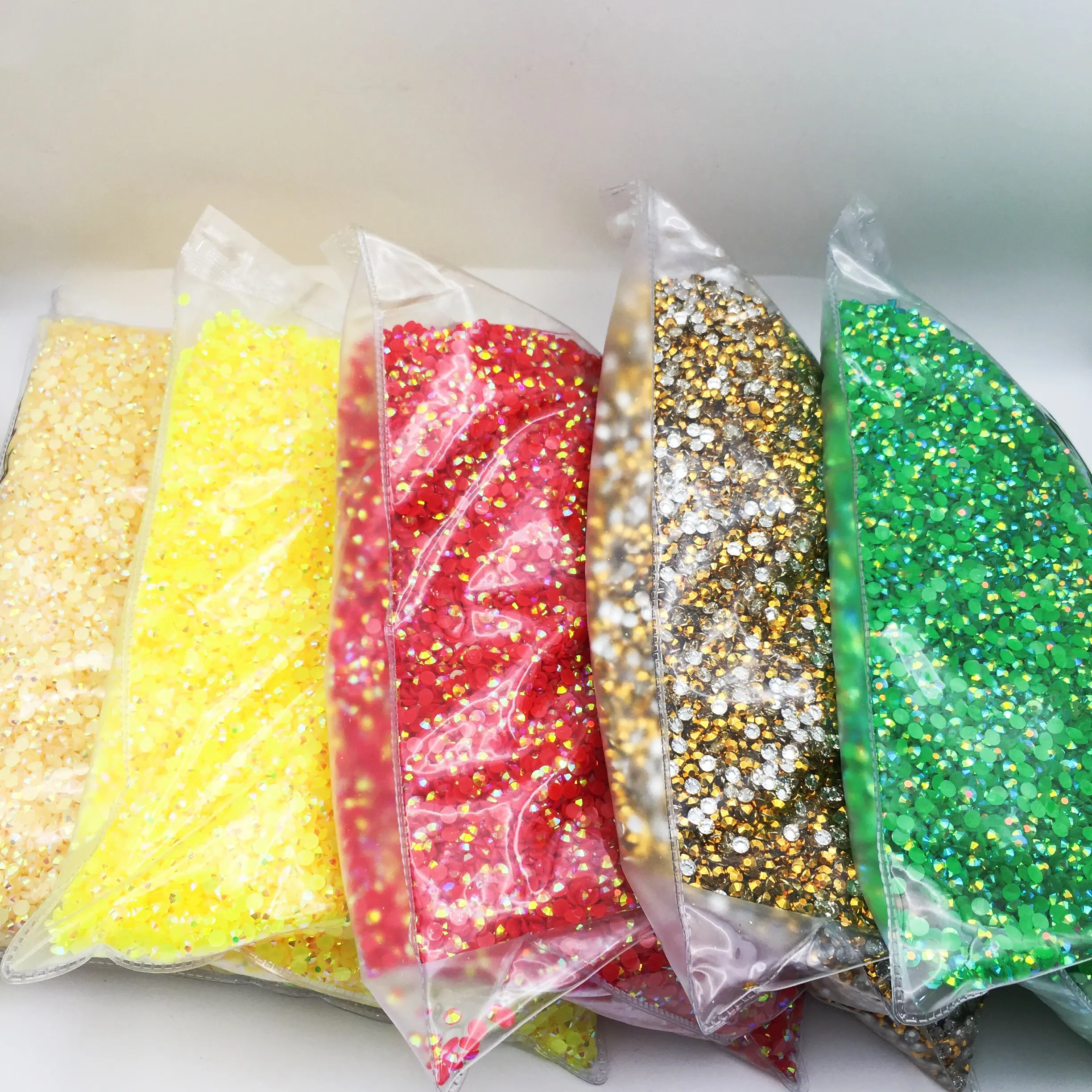 Sinrong Versatile 4mm 20-color Crystal Resin Rhinestones For Diy Nail ...