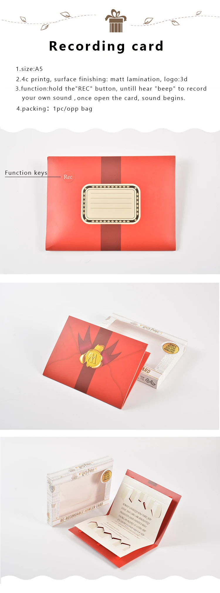 New Design Led Greeting Card A4/a5 Size Video Business Card With Led ...