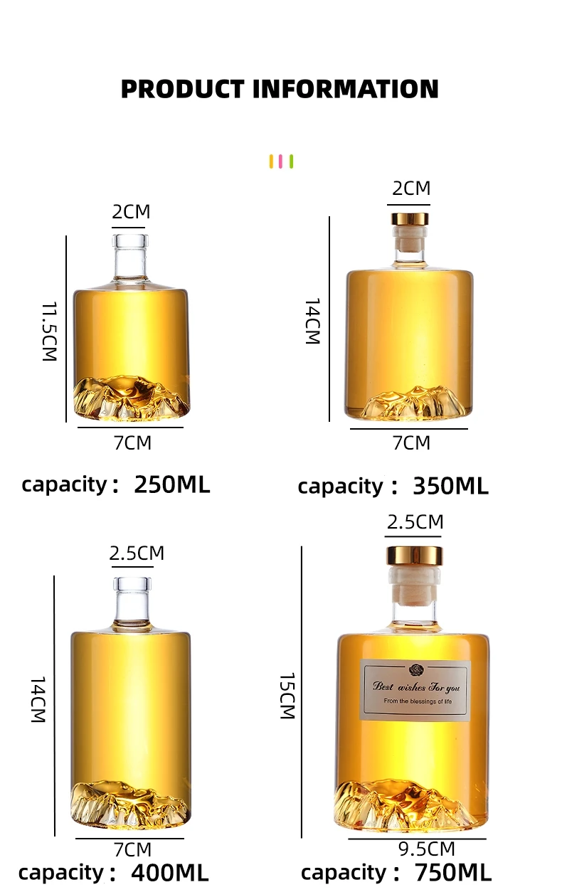 Custom Logo Glass Bottles for Unique Spirits - JIATENG