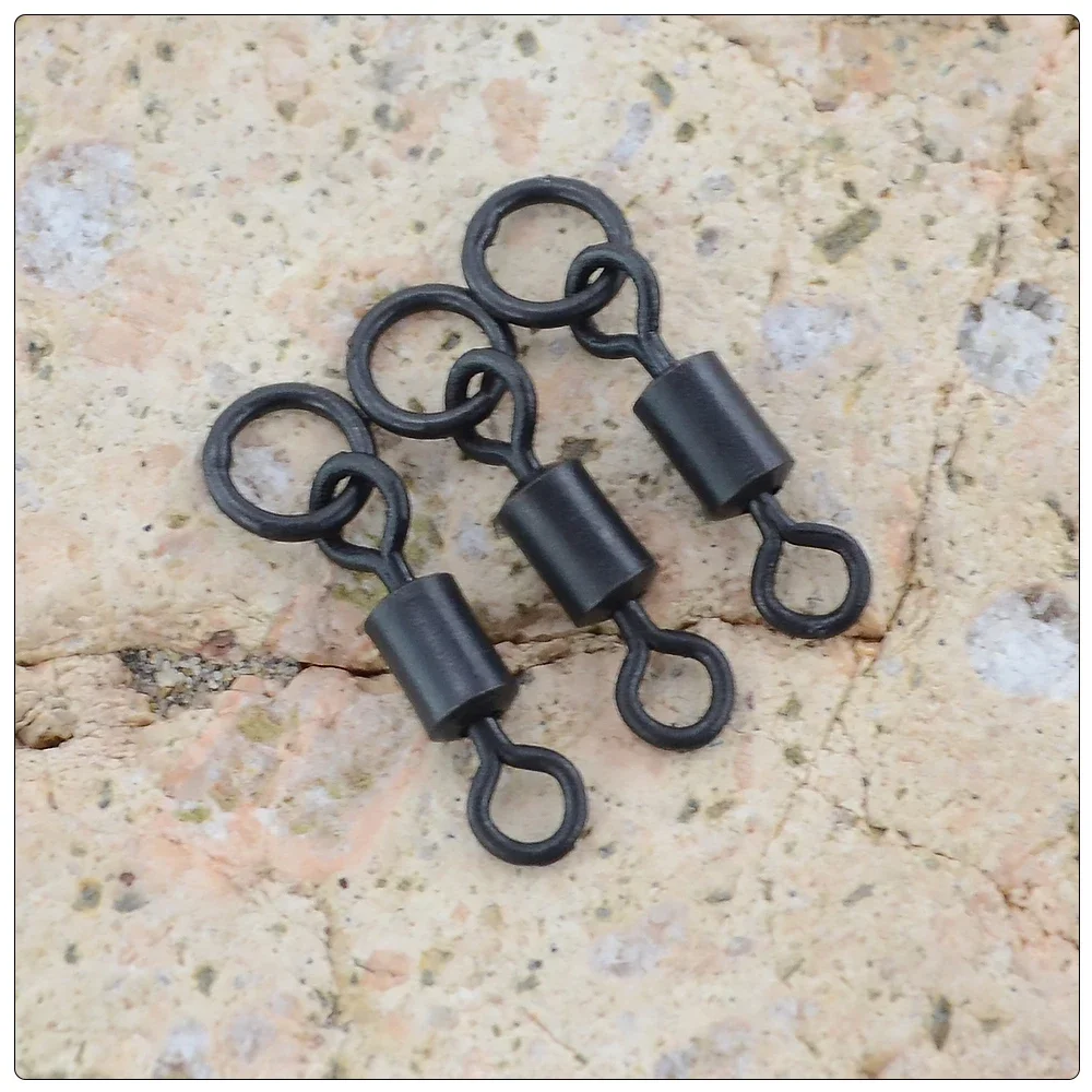 Carp Fishing Swivels Snaps with Solid Ring Quick Change Fishing Hook ...