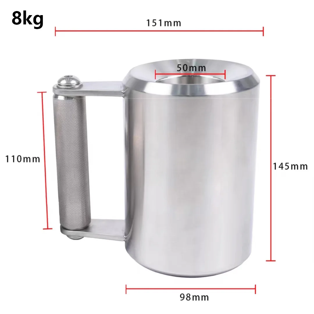Fashionable New Products 8kg Heavy Mug 304 Stainless Steel Dumbbell ...
