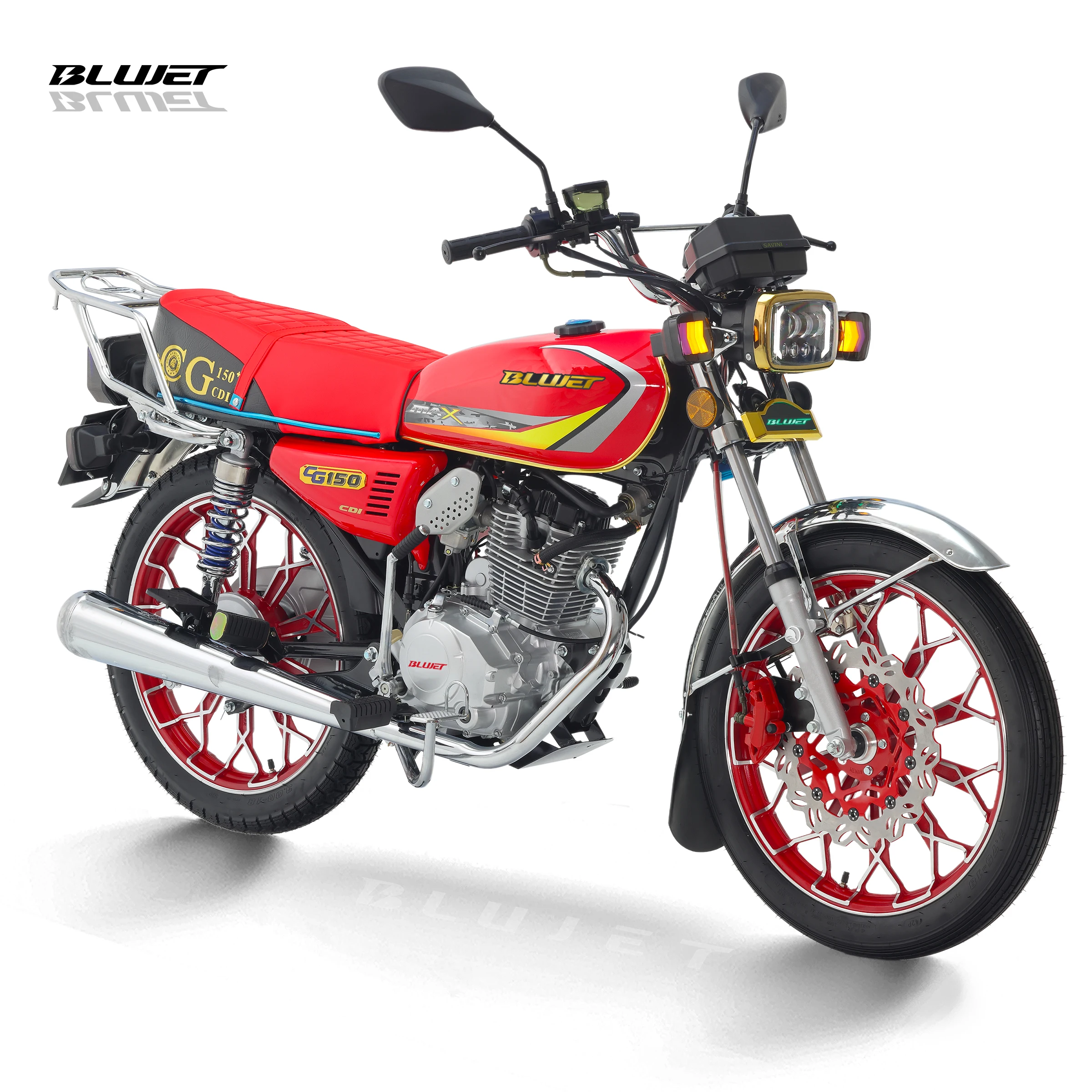Sbr150 New 150cc Push Rod Cg150 Vintage 50 Cc Engine Digital Meter Disc ...