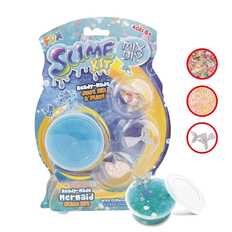Kids Plasticine Toys Eco-Friendly Crystal Mud Clay Set Slime DIY Cotton ...