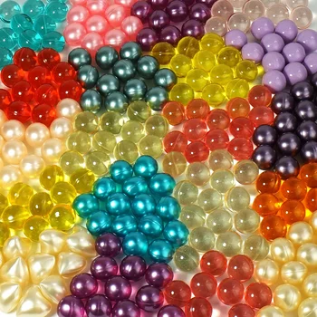 Bath Beads Wholesale Bulk Round Heart Shape Bath Pearls Capsule Scented ...