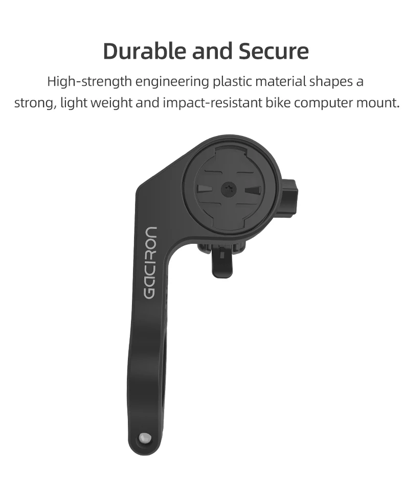 Gaciron Adjustable Angle Bicycle Computer Holder - MTB Road Bike Mount