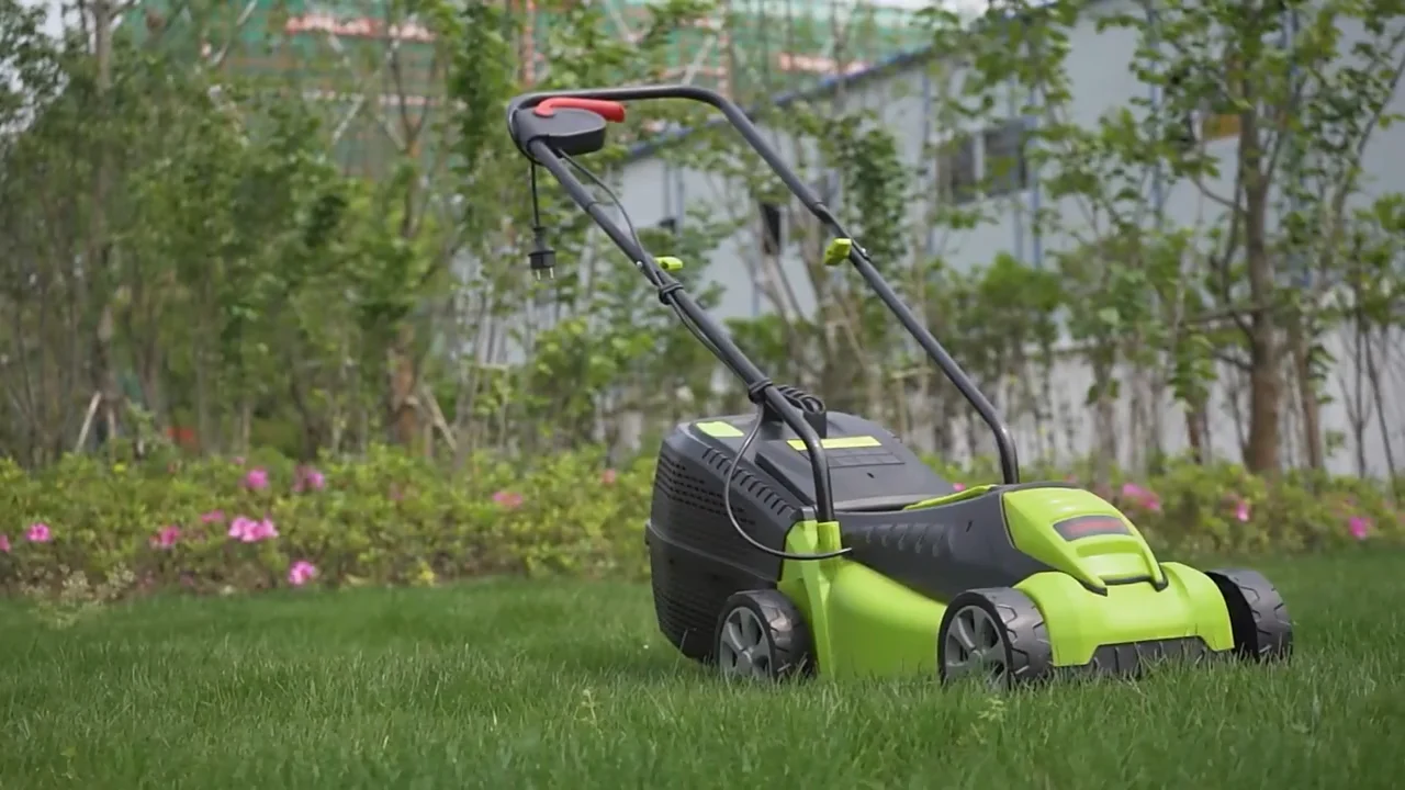 1600w Powerful Electric Lawn Mowerhand Push Electric Household Lawn ...