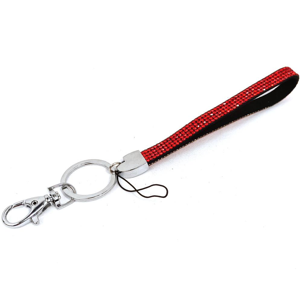 Cute Rhinestone Keychain Lanyard rainbow Designer Cars Lanyard Keychain ...