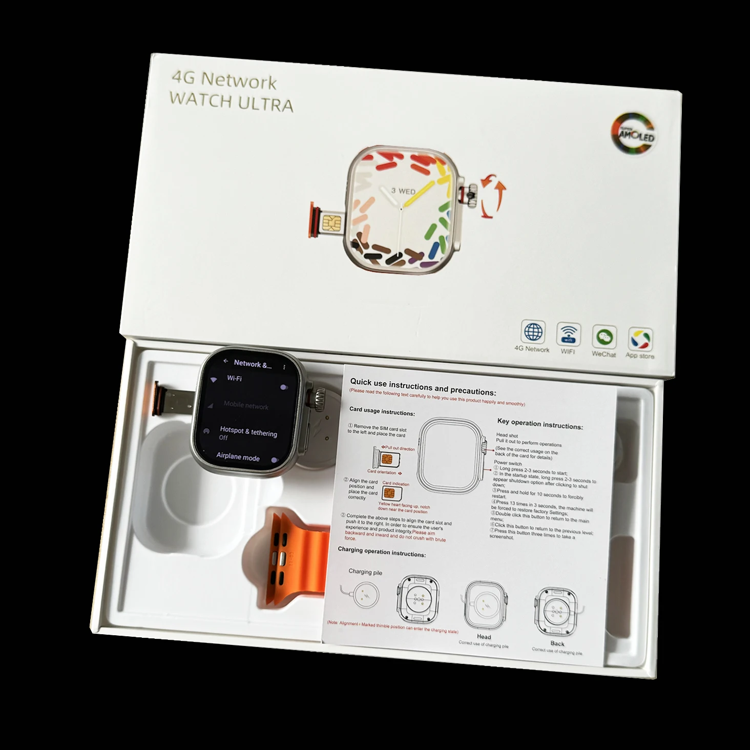 Cds9 Ultra 4g Network Amoled Wifi 64gb Smartwatch Montre Reloje ...