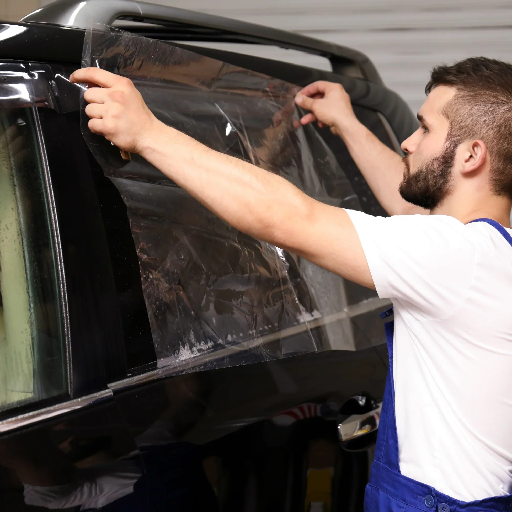 8 Mil Clear Security & Safety Window Film Shatterproof Film For Glass ...