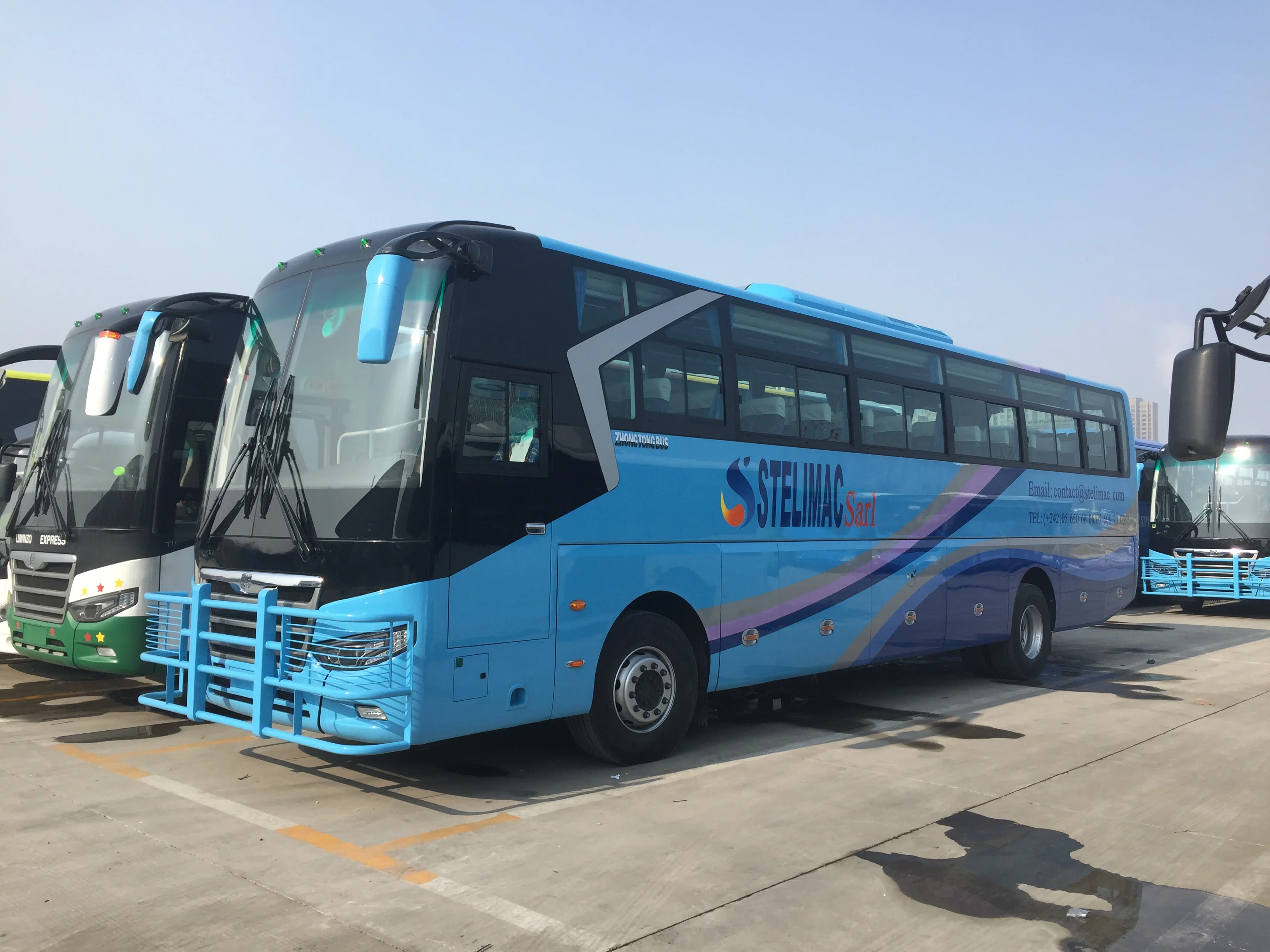 Luxury Zhongtong Buses For Sale Front Engine Coach Bus 55 Seats Left ...