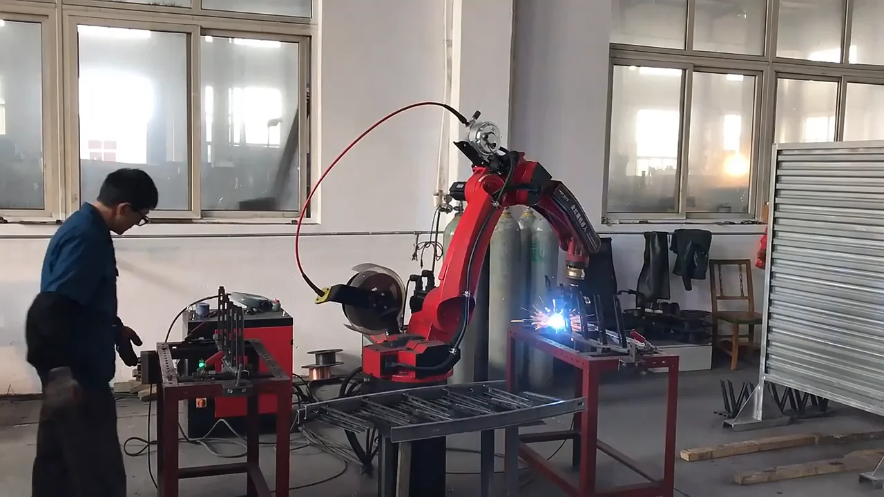 Robotic Arm Industrial Handing And Welding And Carrying Industrial ...