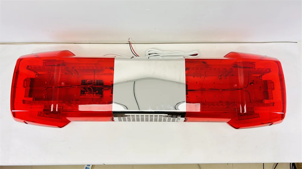 Red Emergency Light Bar 47 Inch LED Fire Truck Warning Light