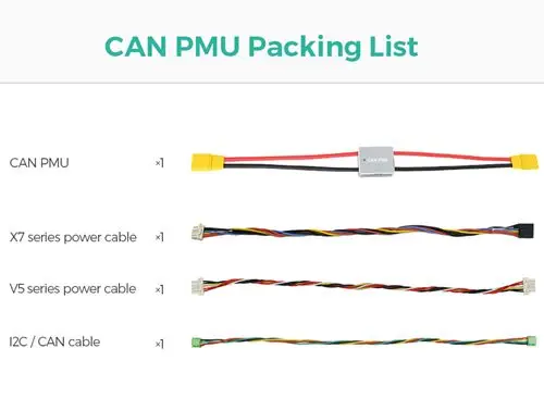 2023 Hot Sales Cuav Can Pmu/uavcan Bus Digital Precisely Detect Voltage ...