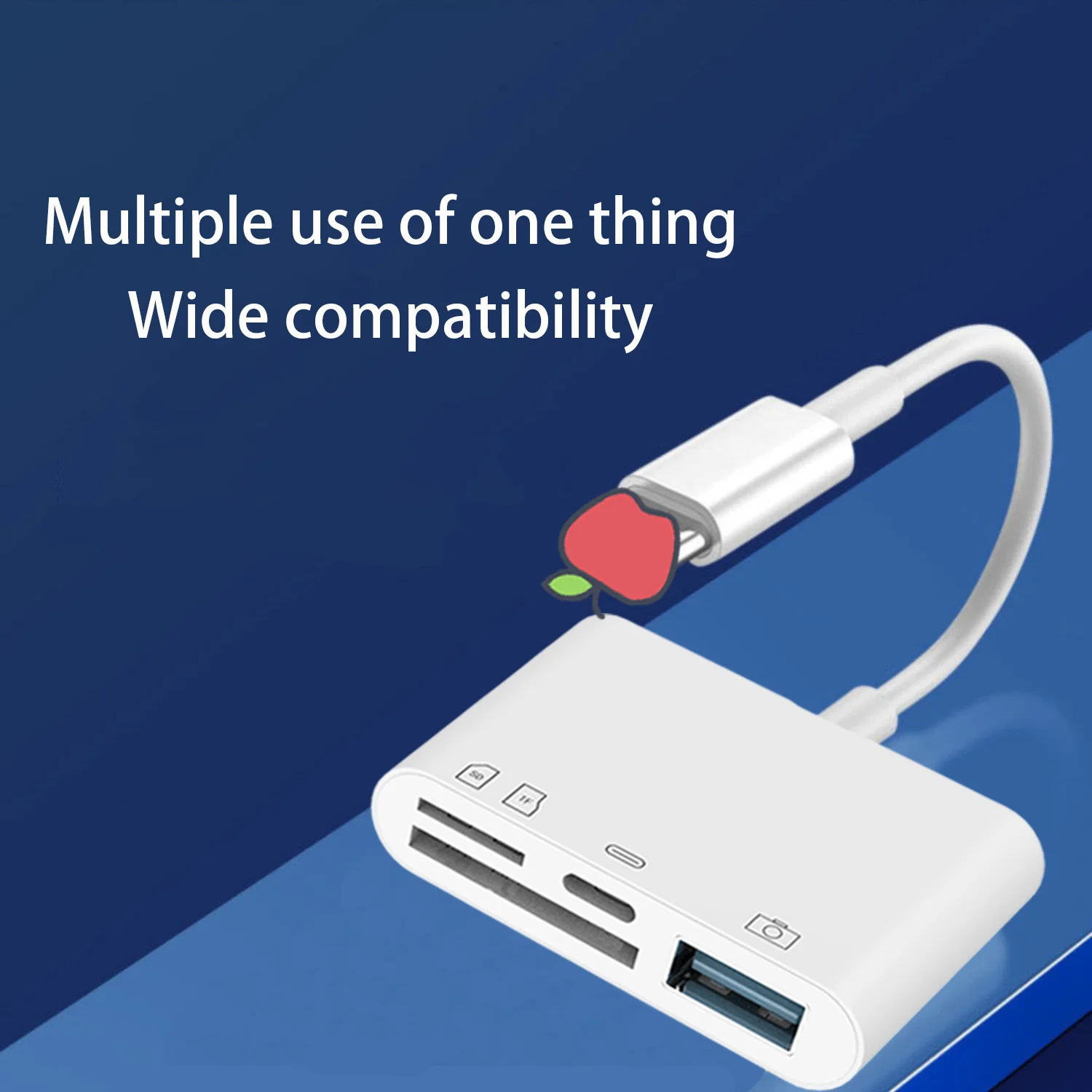 Multifunctional Four In One Suitable Lightning Apple Otg Phone Card ...