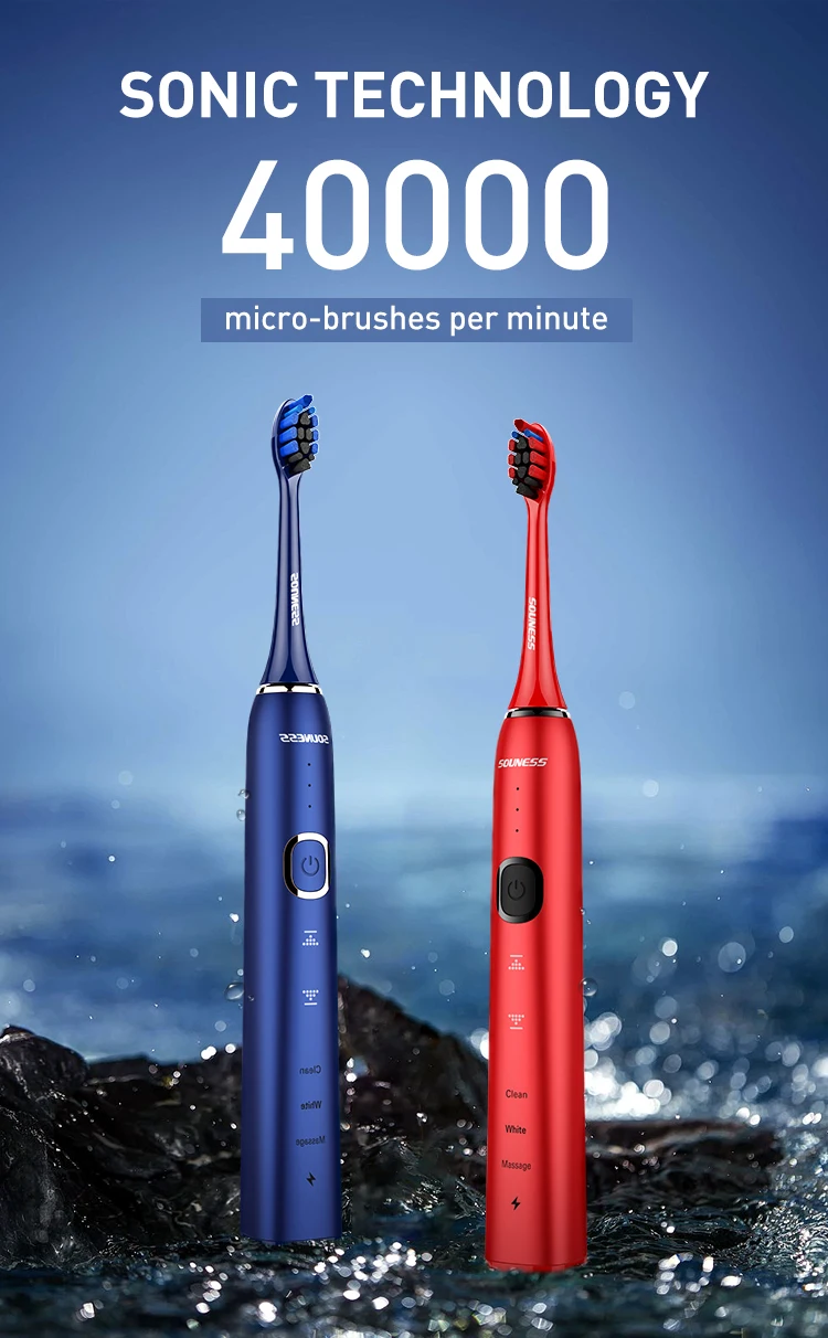 Private Label Custom Shaped Type C Self Cleaning Sonic Toothbrush