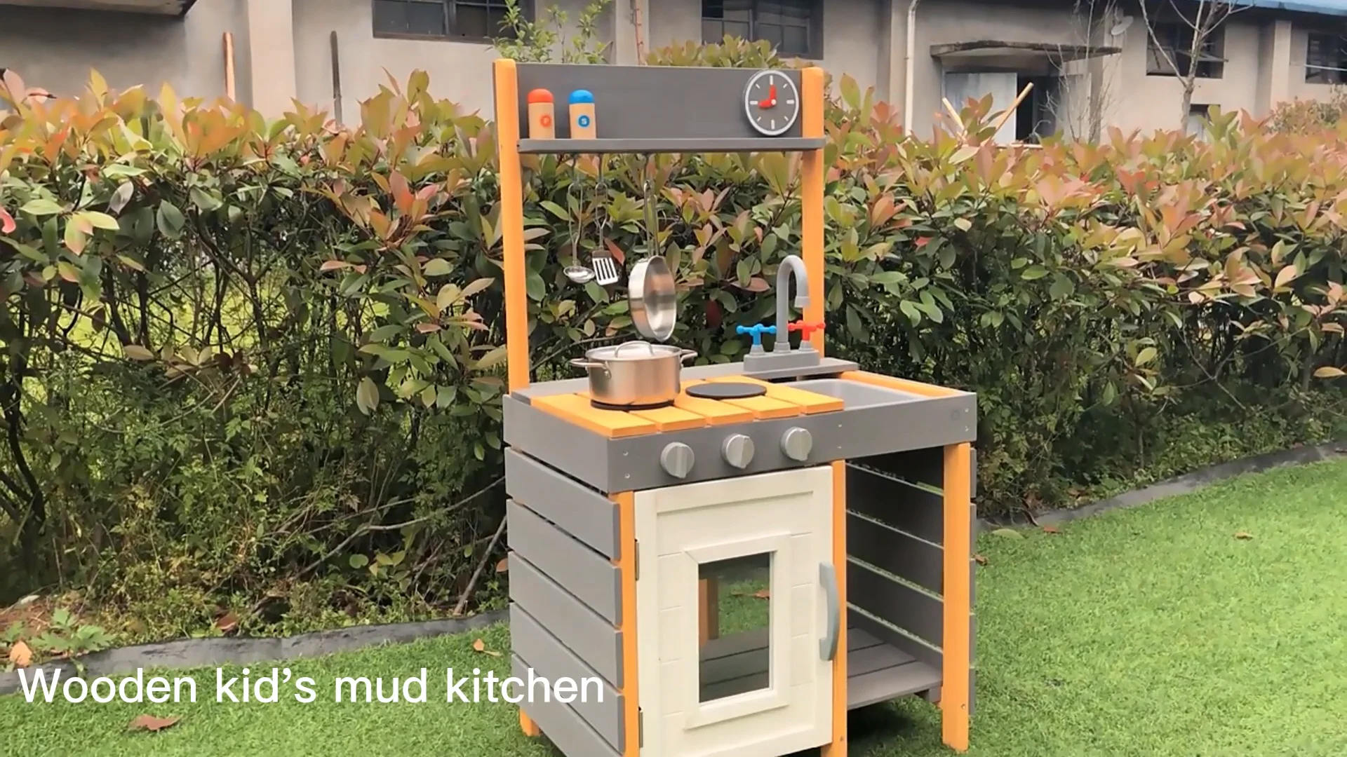 Garden Outdoor Wooden Kids Mud Kitchen - Buy Kids Outdoor Mud Kitchen ...