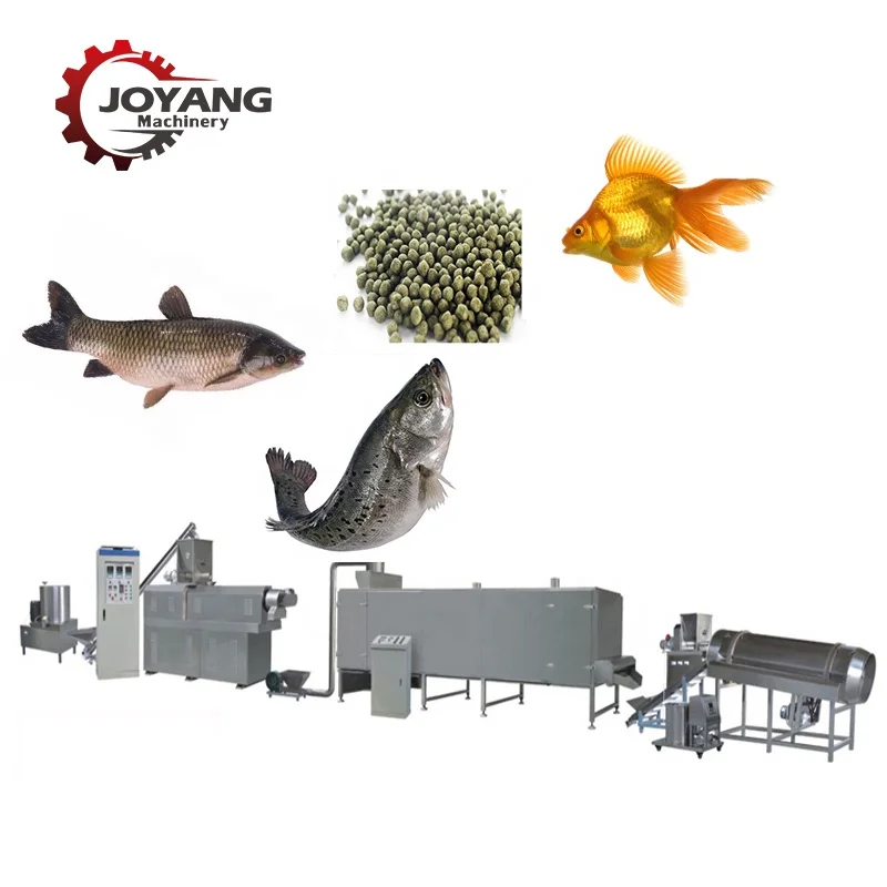 Big Capacity Commercial Fish Feed Processing Machine