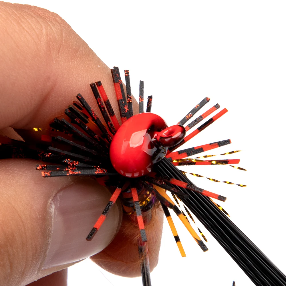 SUPERIORFISHING Tungsten Head Rubber Jig Hook Buzzbait Chatterbait Lure ...