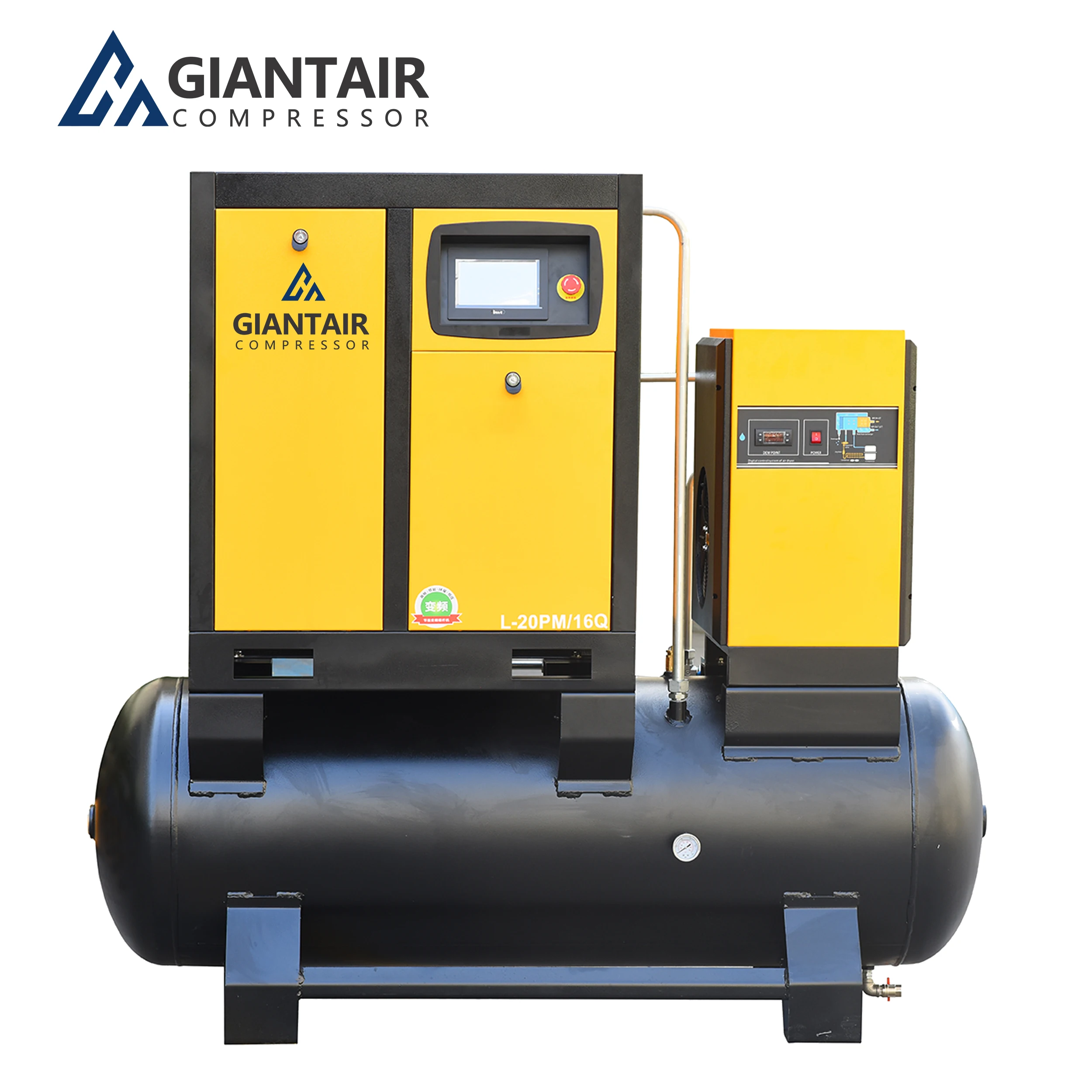 Giantair Industrial Air-compressors 10hp 7.5kw Rotary Screw Air ...