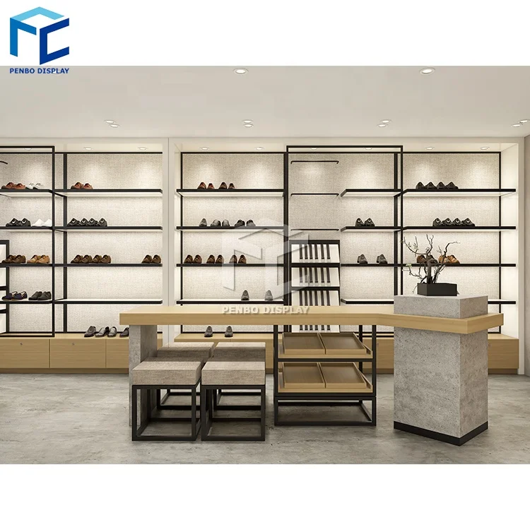 Luxury Handbag Store Interior Design Showroom Wooden Display Furniture ...