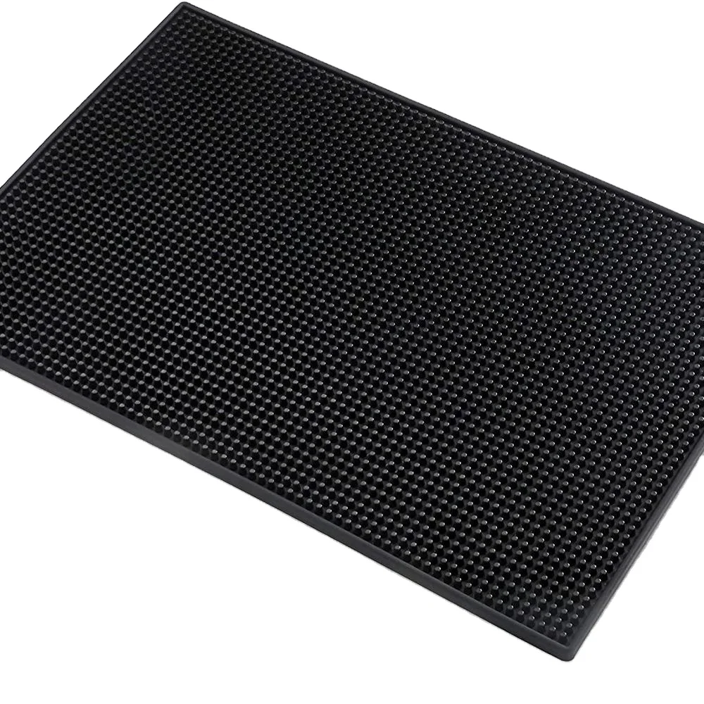 High Quality Factory Eco Friendly Black Beer Counter Spill Bar Runner ...