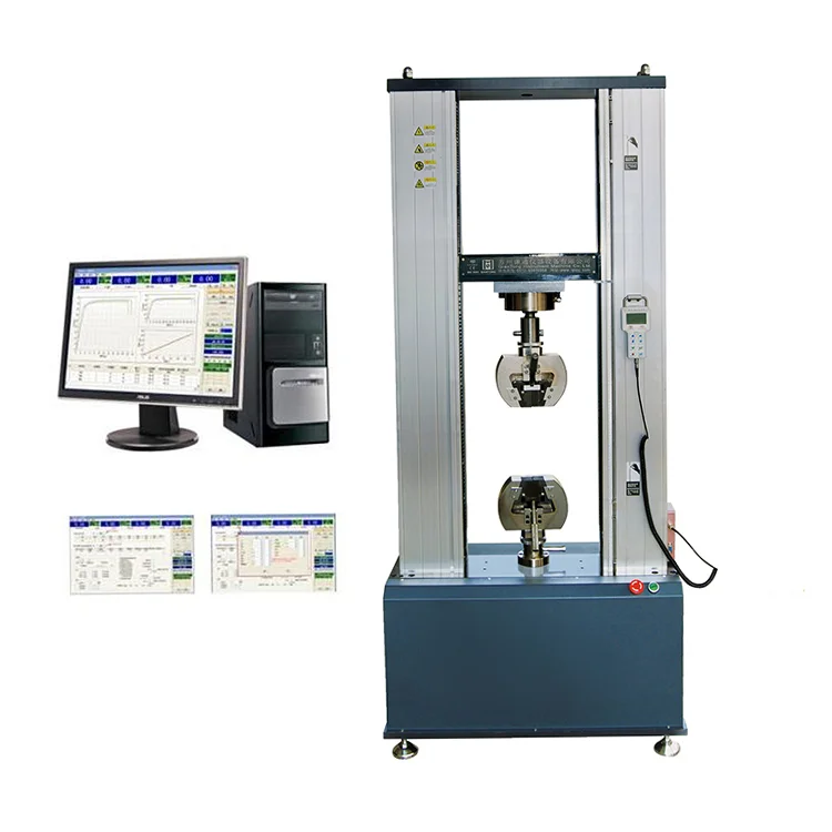 100KN Auto UTM Universal Tensile Testing Machine for Steel Plastic ...