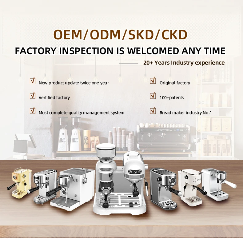 Semi-automatic Espresso Coffee Machine - Professional Cappuccino Maker