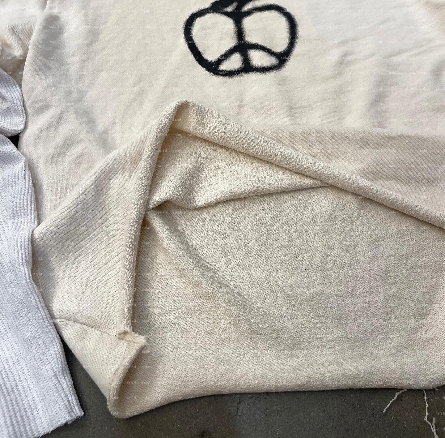 Custom Y2K Double Layer Thermal Shirt Tee Heavyweight Cut and Sew Long ...