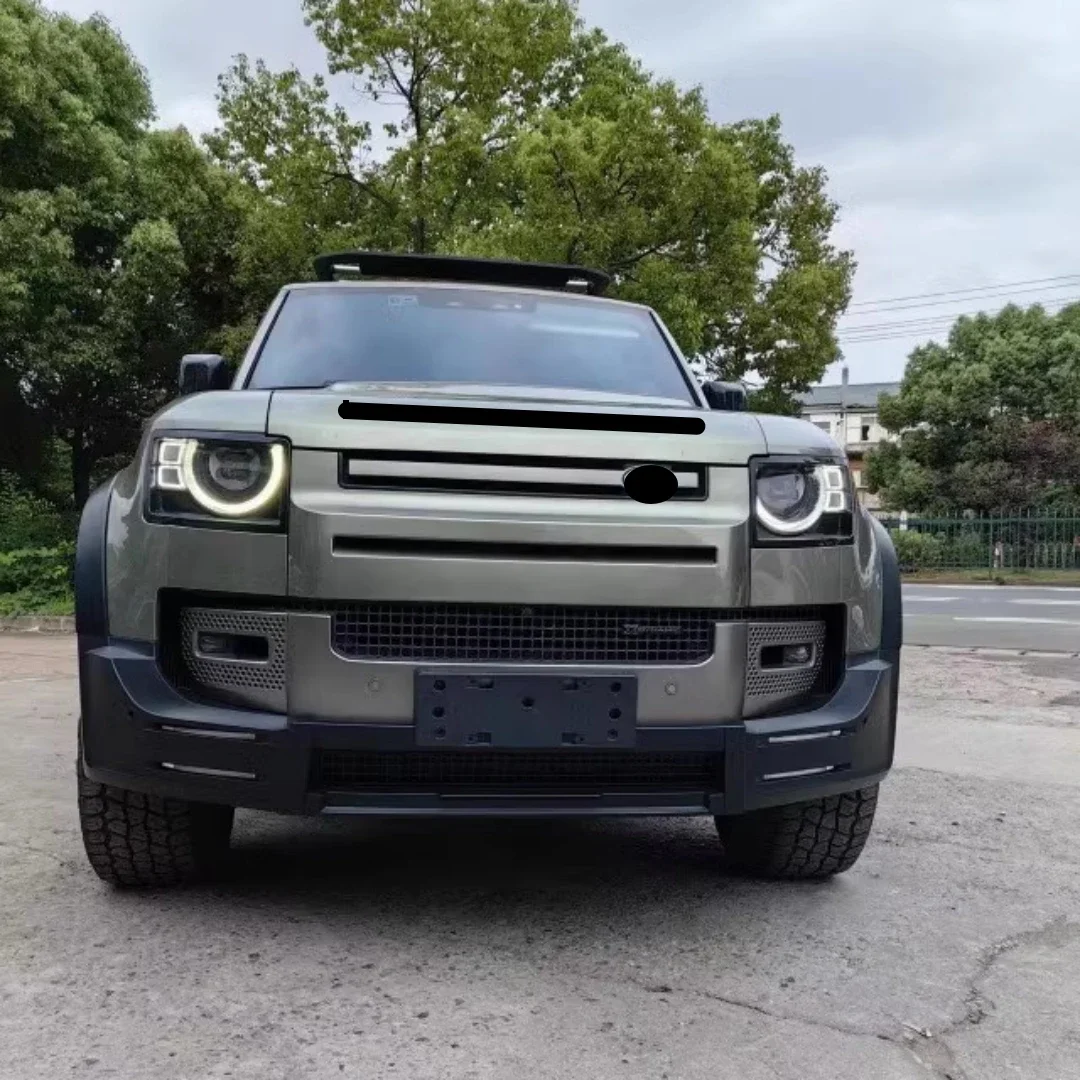 For Land Rover Defender Modified Front Rear Bumper Grill Mask Eyebrow ...